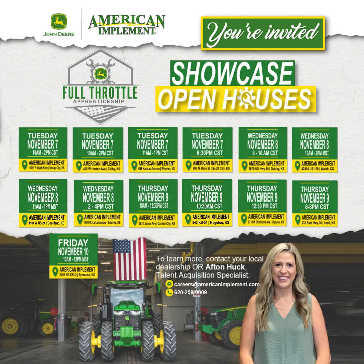 Full Throttle Showcase Events | American Implement